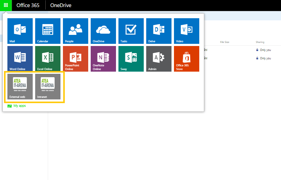 Sweet app launcher custom tiles now available in Office 365 – blksthl